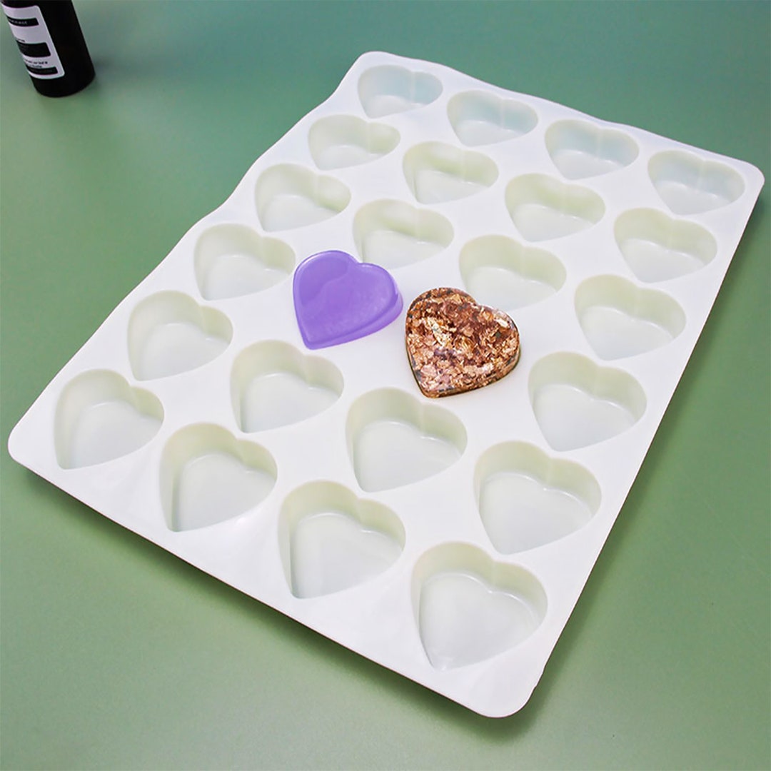 Heart Silicone Mold,heart Soap Silicon Mold,epoxy Resin Heart Mold ...