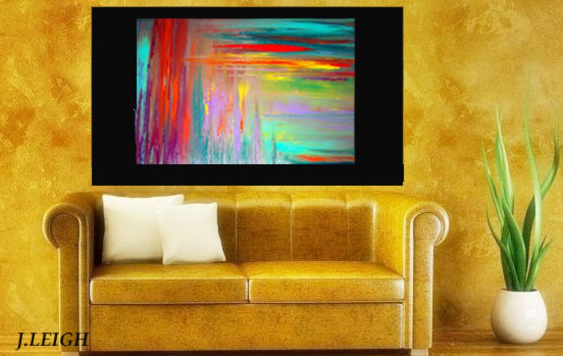 Large Original Modern Contemporary Canvas Art Acrylic Painting - Etsy