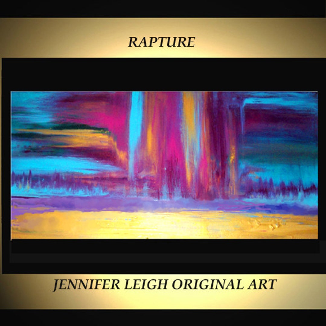 RAPTURE Extra Large Original Abstract Painting Modern Contemporary ...