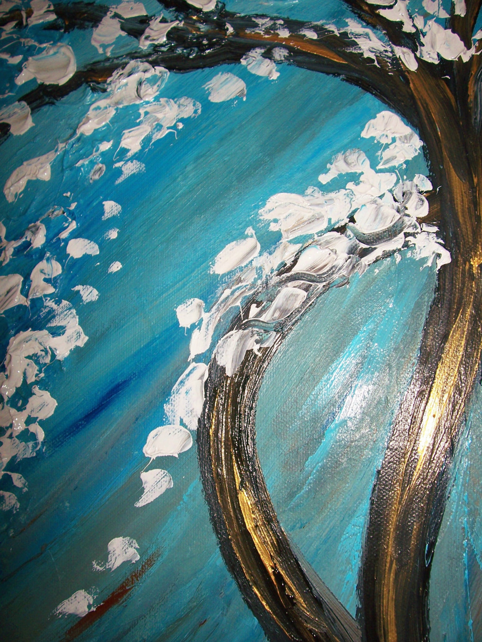 TREE of GRACE.... Original Large Abstract Painting Modern - Etsy