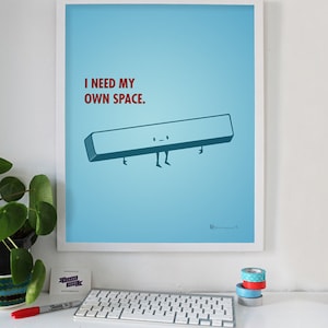 LARGE (500x400mm) Space Computer Key Screenprint - Etsy
