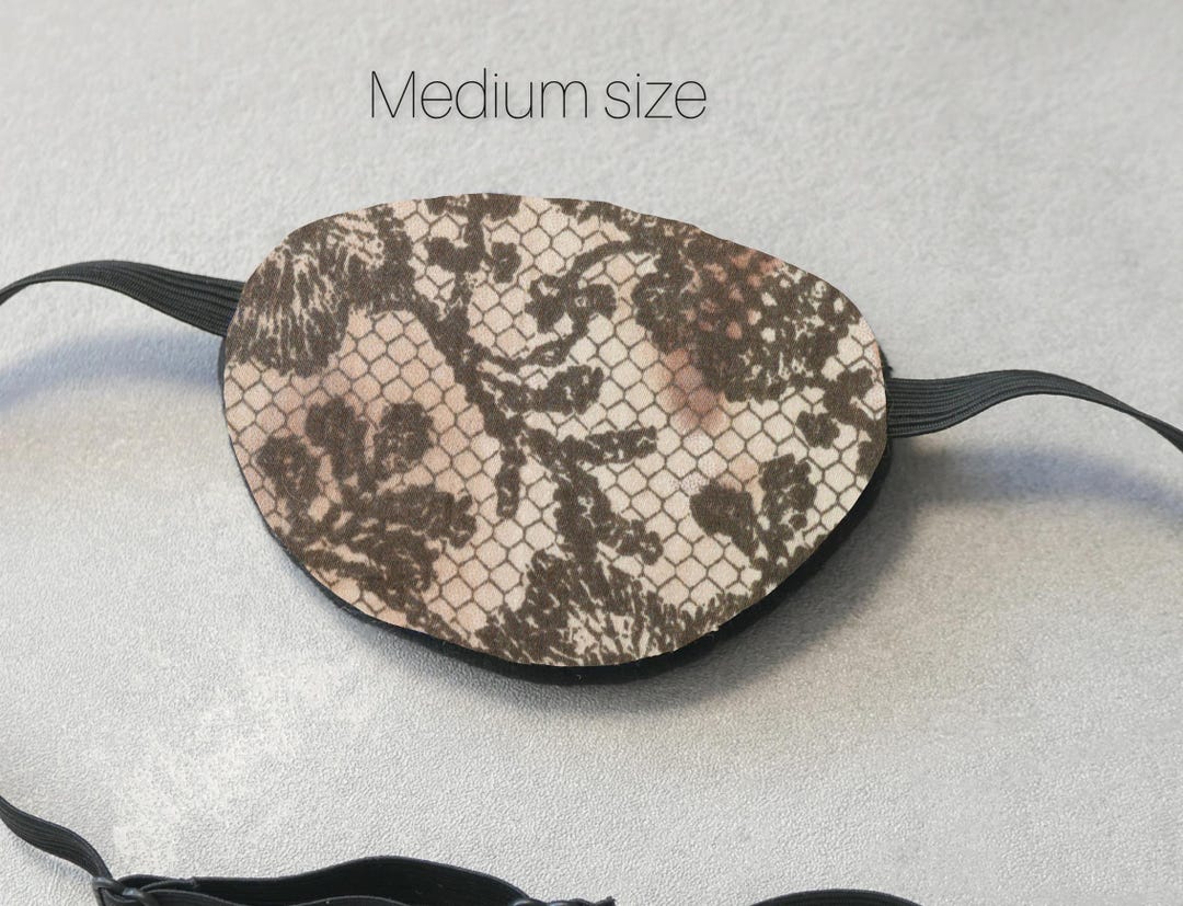 3 Sizes 3D Adjustable Eye Patch Super Soft, Looks Like Lace Design ...
