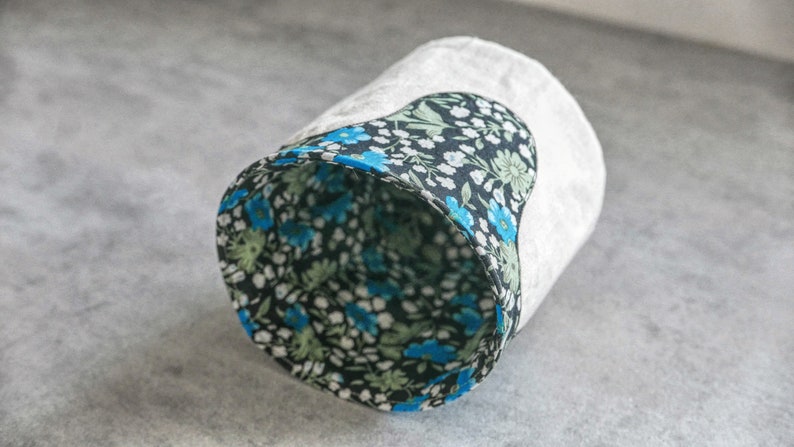 Round Fabric Box Sewing Pattern | PDF Template A4 & US Letter ...