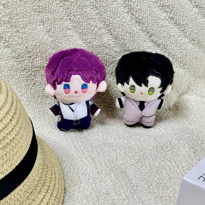 Love and Deepspace Chibi Plush Dolls, 4PCS Mini Plush Keychain Set ...