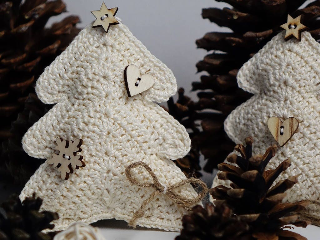 Christmas Tree Decoration / Ornament Crochet Pattern - Etsy