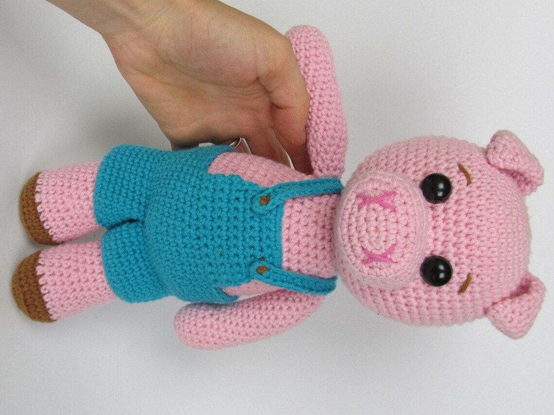Pigy the Piggy Amigurumi Crochet Pattern / PDF E-book / - Etsy