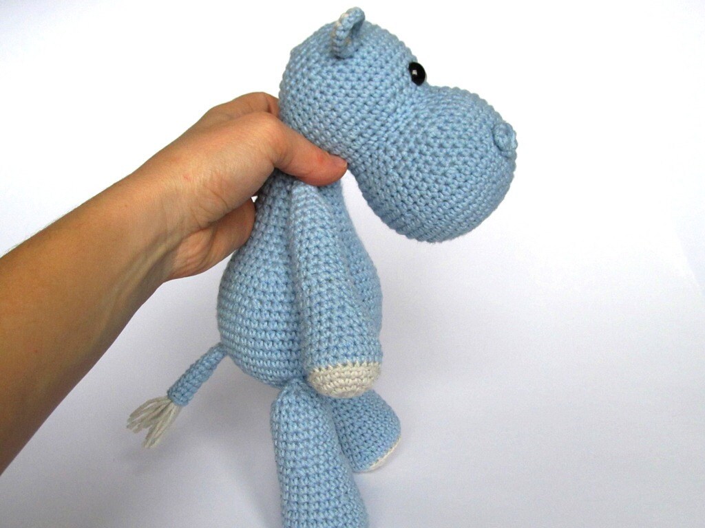 Little Hippo Timi Amigurumi Crochet Pattern / PDF E-book / | Etsy