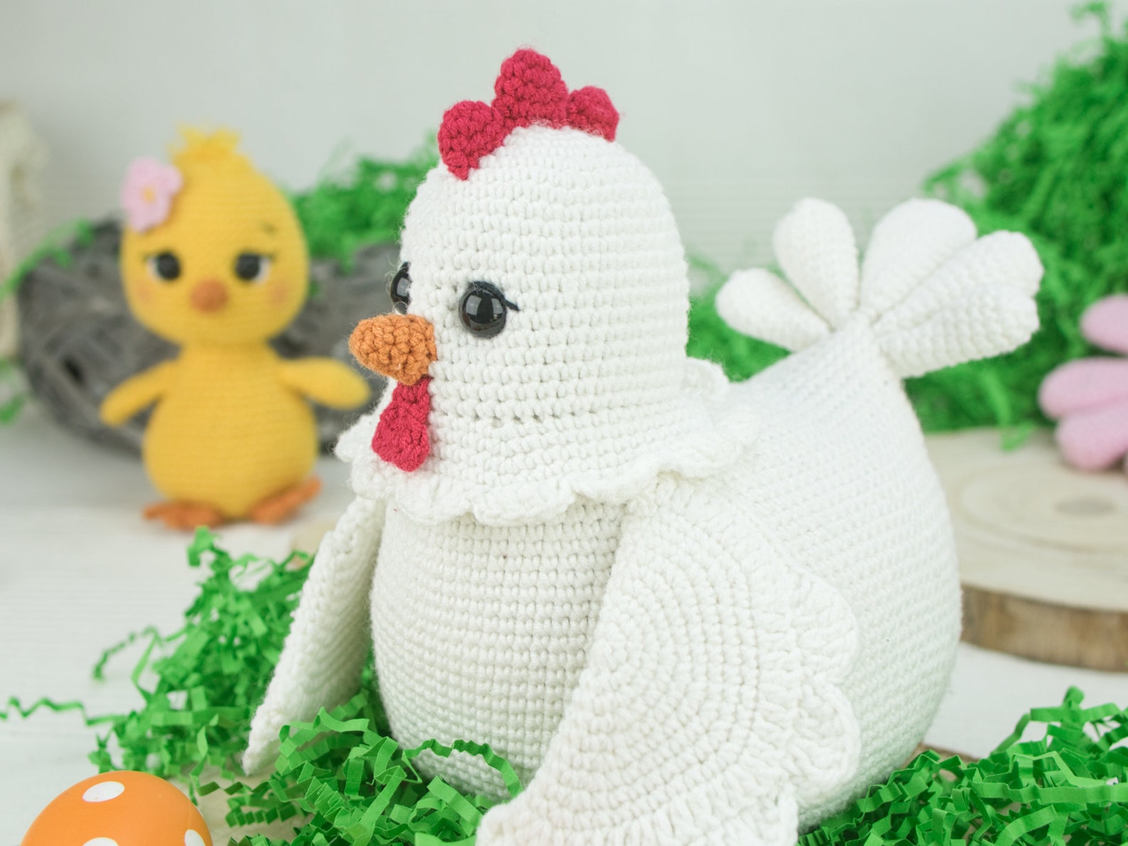 Henrietta the Easter Chicken / Hen - PDF Crochet Pattern - Etsy
