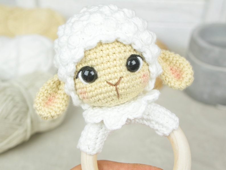 Baby Rattle Lamb Lilly - PDF Crochet Pattern - Etsy