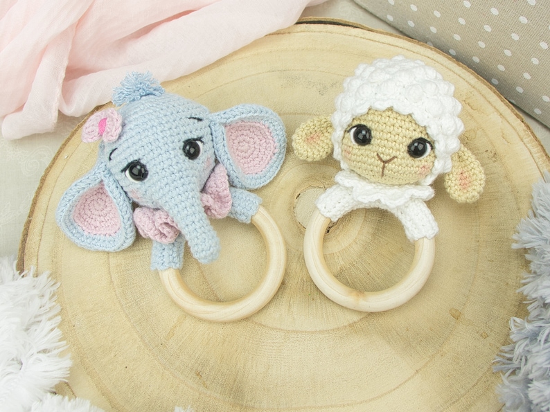Baby Rattle Lamb Lilly - PDF Crochet Pattern - Etsy