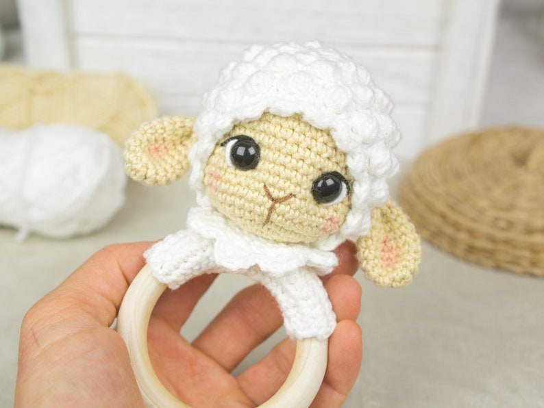 Baby Rattle Lamb Lilly - PDF Crochet Pattern - Etsy