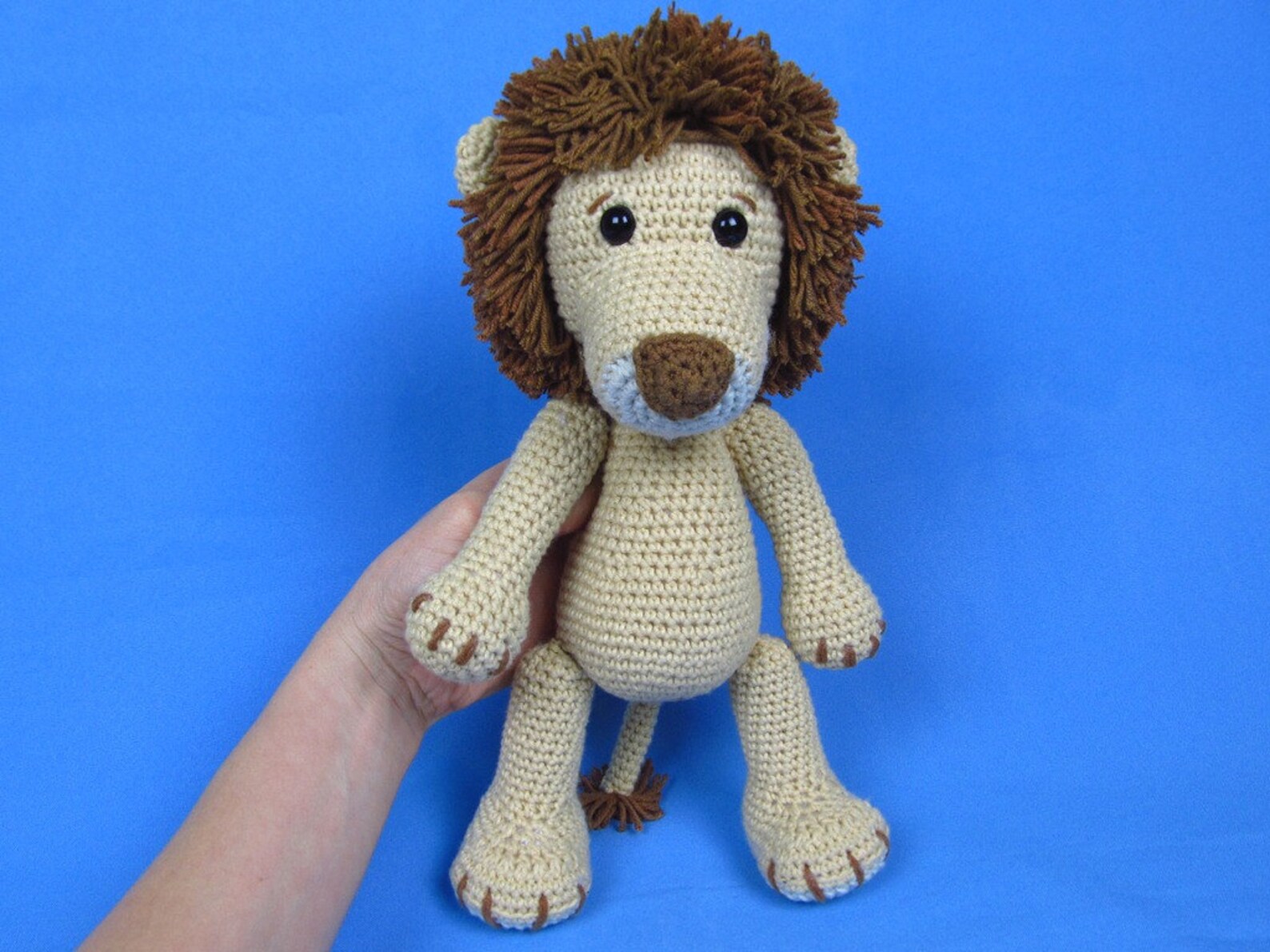 My Friend Lion Leo - Amigurumi Crochet Pattern / PDF E-book / Stuffed ...
