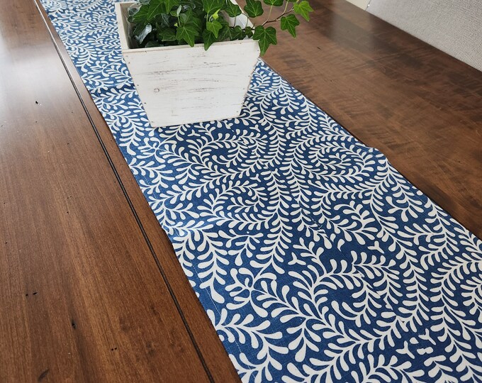 Sky Blue Table Runner for End Tables or Wedding Altar, Solid Blue ...