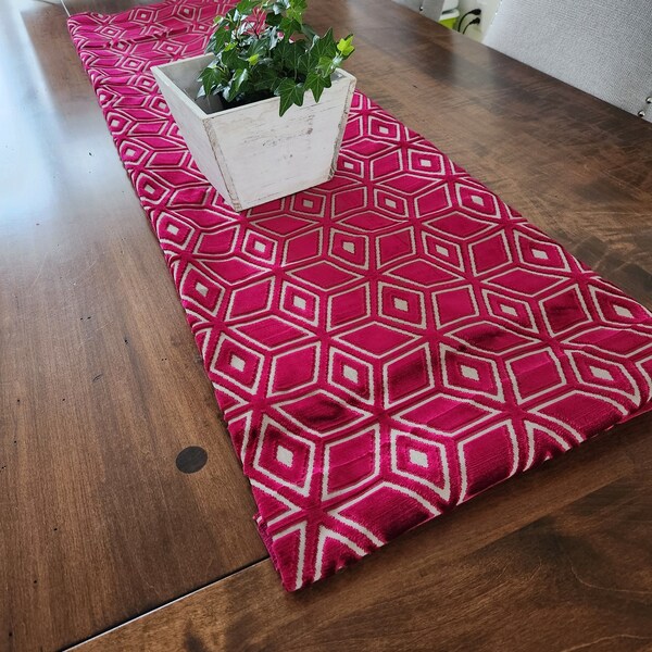 Hot Pink Velvet - Etsy