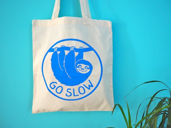Sloth Tote Bag | Etsy