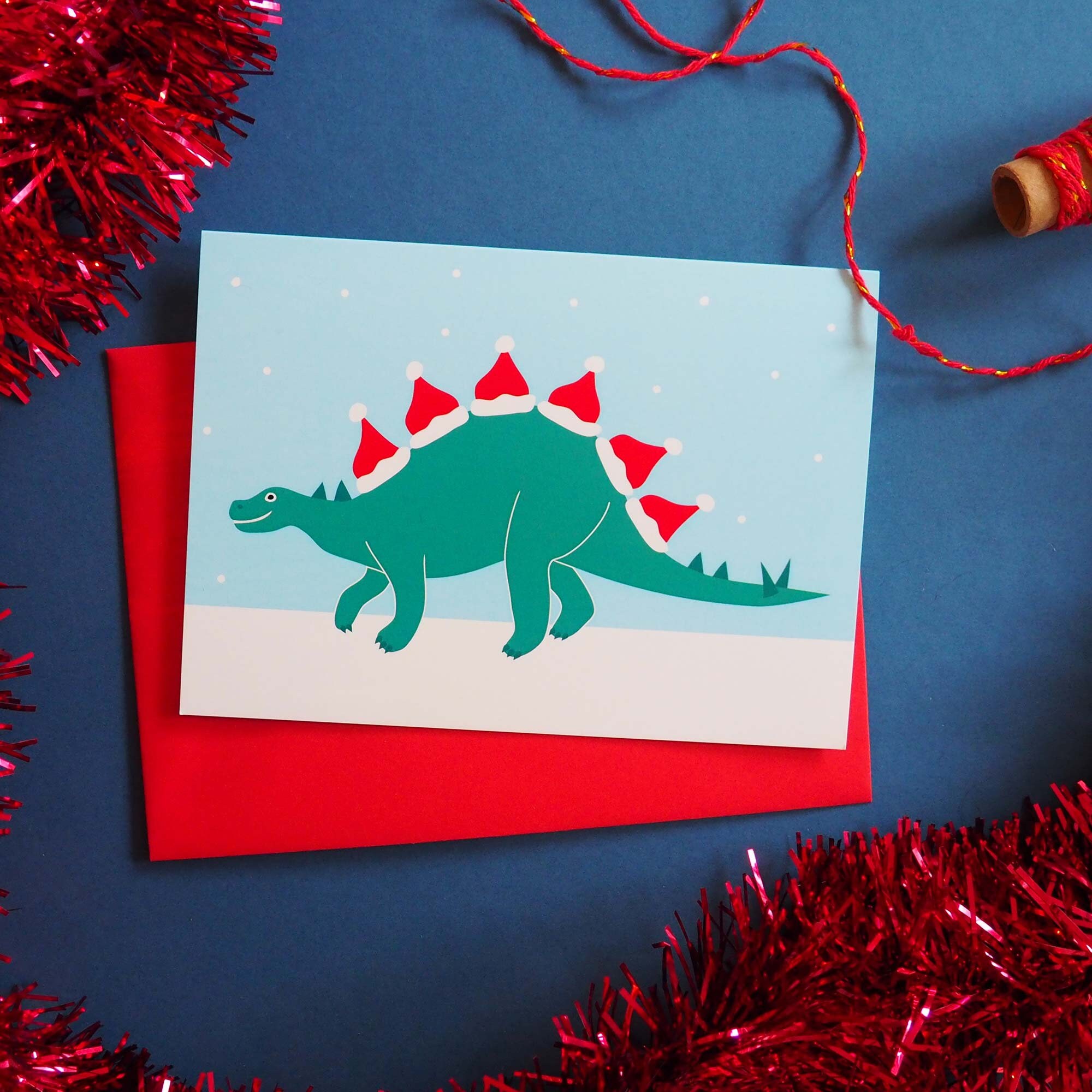 6 Dinosaur Christmas Cards Dinosaur Christmas Card Xmas - Etsy UK