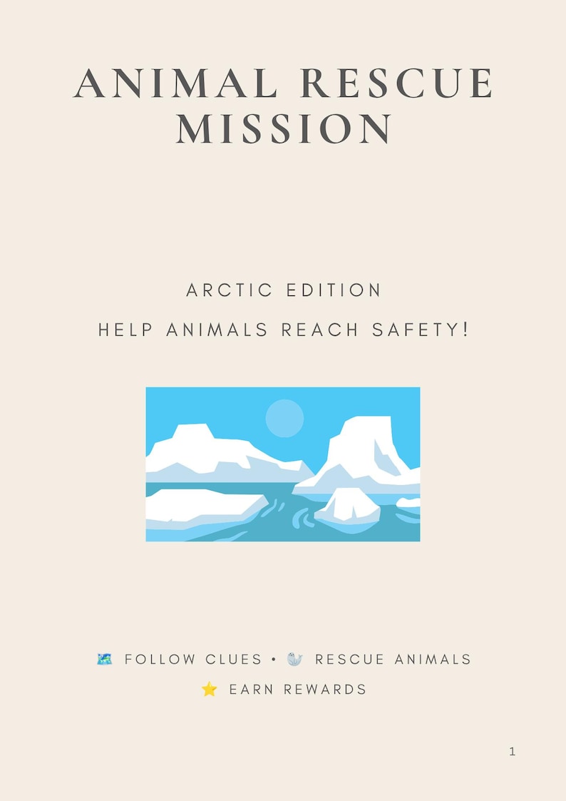 Animal Rescue Mission Kids Bundle | Ocean Jungle Arctic Desert Habitat ...