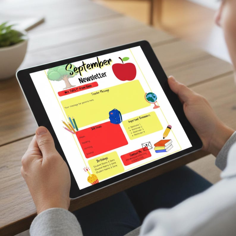 Monthly Newsletter Templates - Etsy