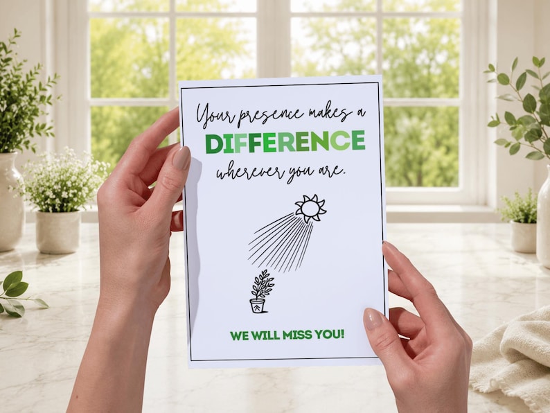 Coworker Leaving Card Printable | Employee Farewell Card | We Will Miss ...