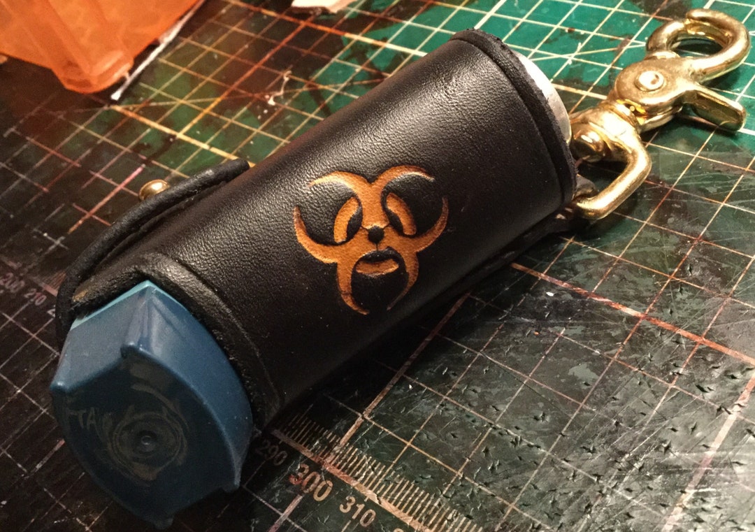 Fallout Inspired, Asthma Inhaler Pouch Sleeve. Biohazard, Handmade From ...
