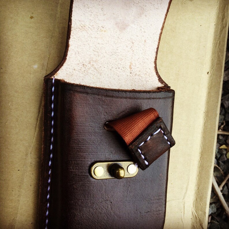 Altoid Tin Sized Pouch. Steampunk Leather Pouch, Bush Craft, Every Day ...