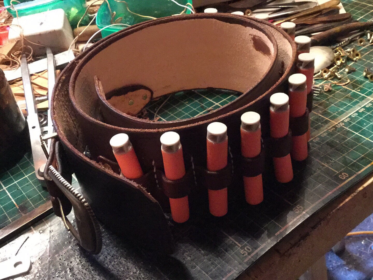 Nerf Dart Belt. Steampunk Belt. Weird West Gun Belt. Hand Made From ...