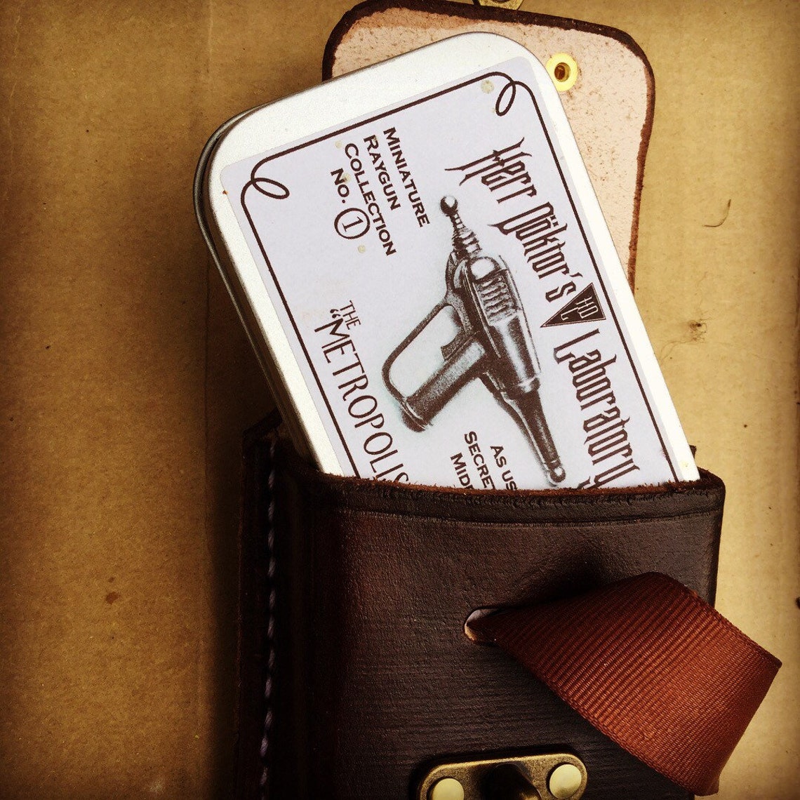 Altoid Tin Sized Pouch. Steampunk Leather Pouch, Bush Craft, Every Day ...