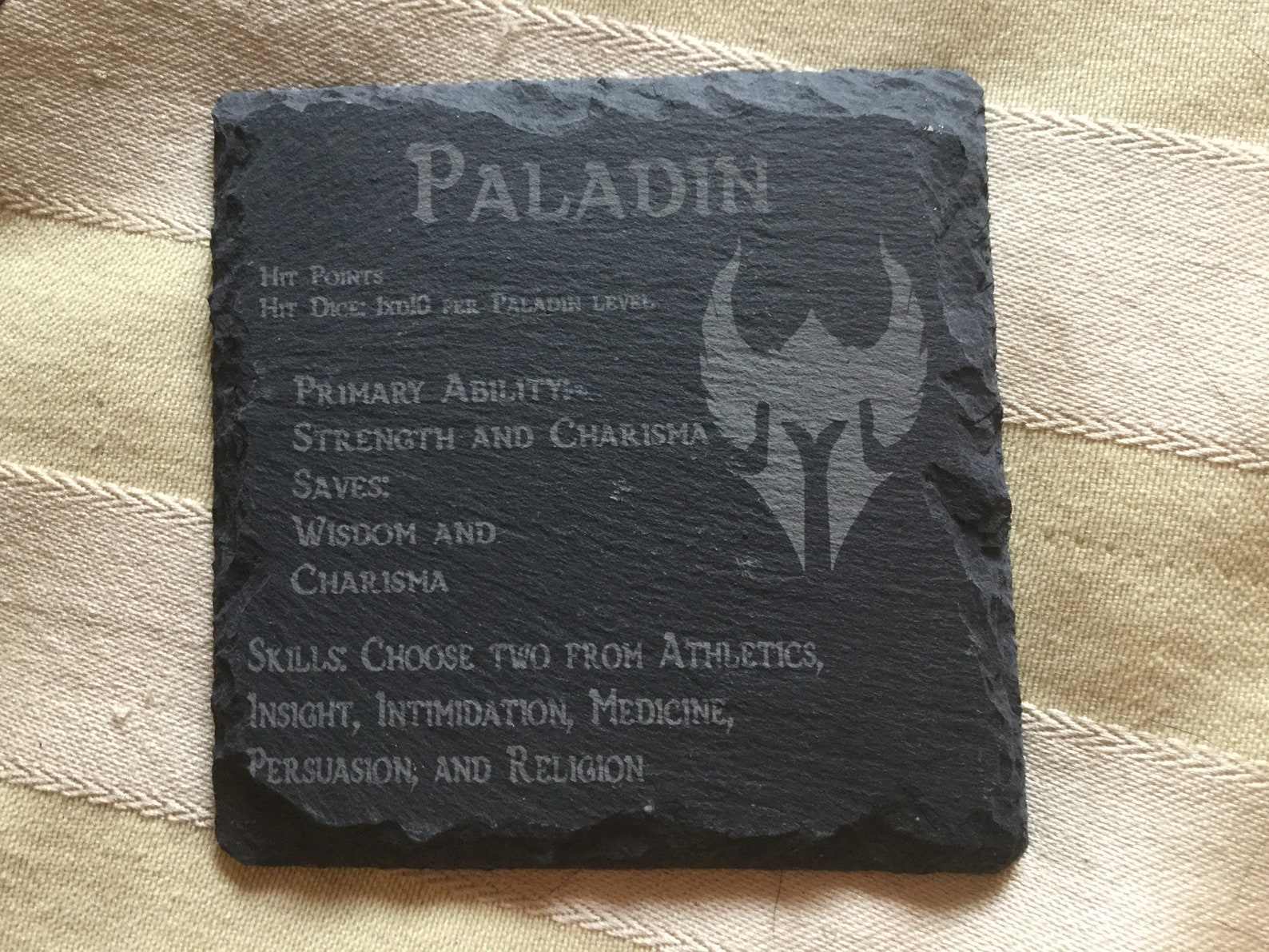 Slate Role playing coasters. Free U.K. delivery | Etsy
