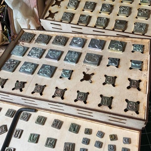 Stackable Leather Stamp Tray SVG, CDR, PDF - Etsy