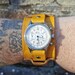 Wide Watch Strap Made to Order. Full Grain Veg Tan Leather, Rugged EDC ...
