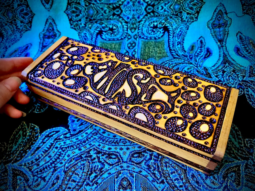 PHISH Bubbles Wood Burned Wooden Box - Etsy