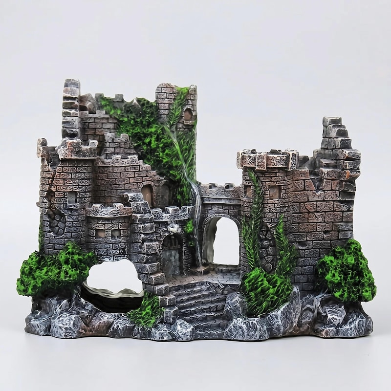Castle Aquarium Ornament - Etsy