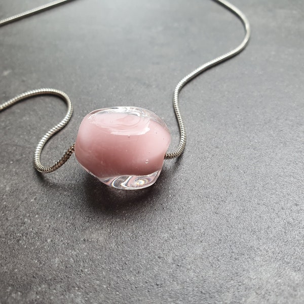 Organic Glass Pendant Light - Etsy