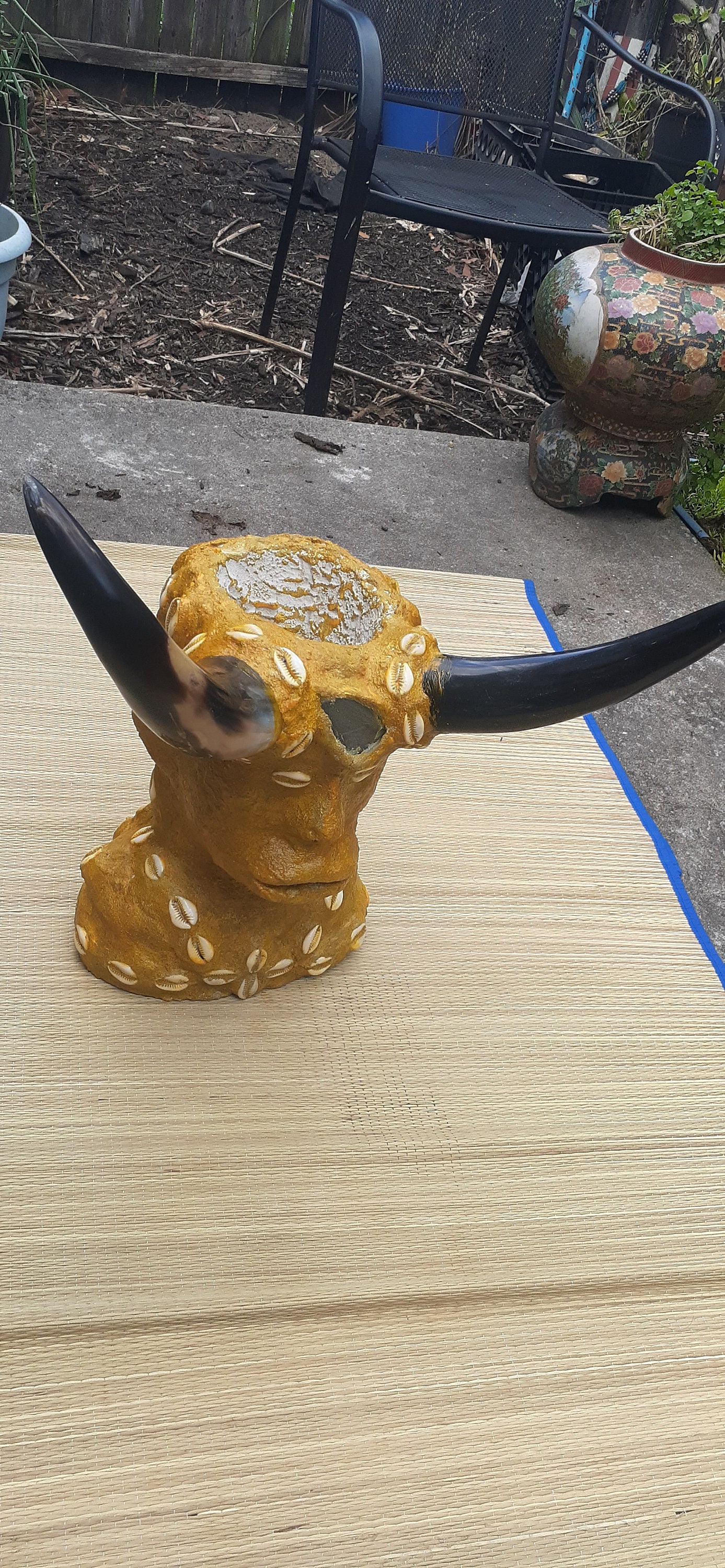 Odde Head... Oshosi's Father. Cabeza De Odde..padre De Oshosi - Etsy