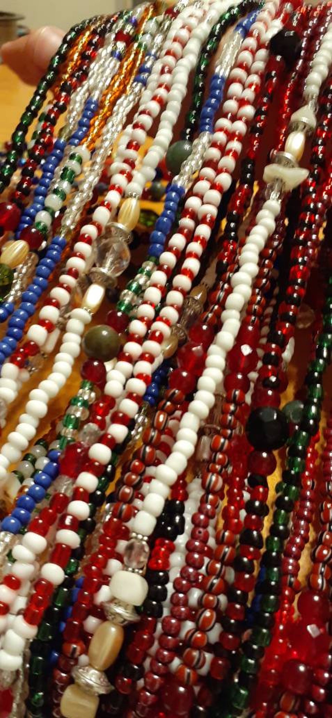 Orisha Elekes....custom Made Elekes (collares), Collares De Santo..all ...