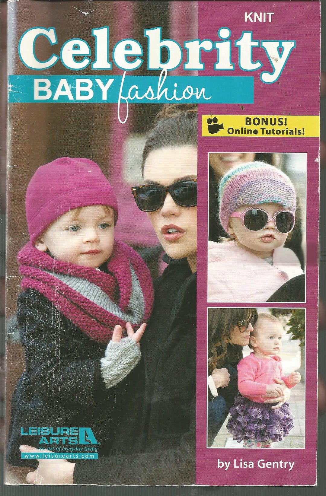 Patterns Celebrity Baby Fashion Book - 9 Easy Knit Baby Clothing ...