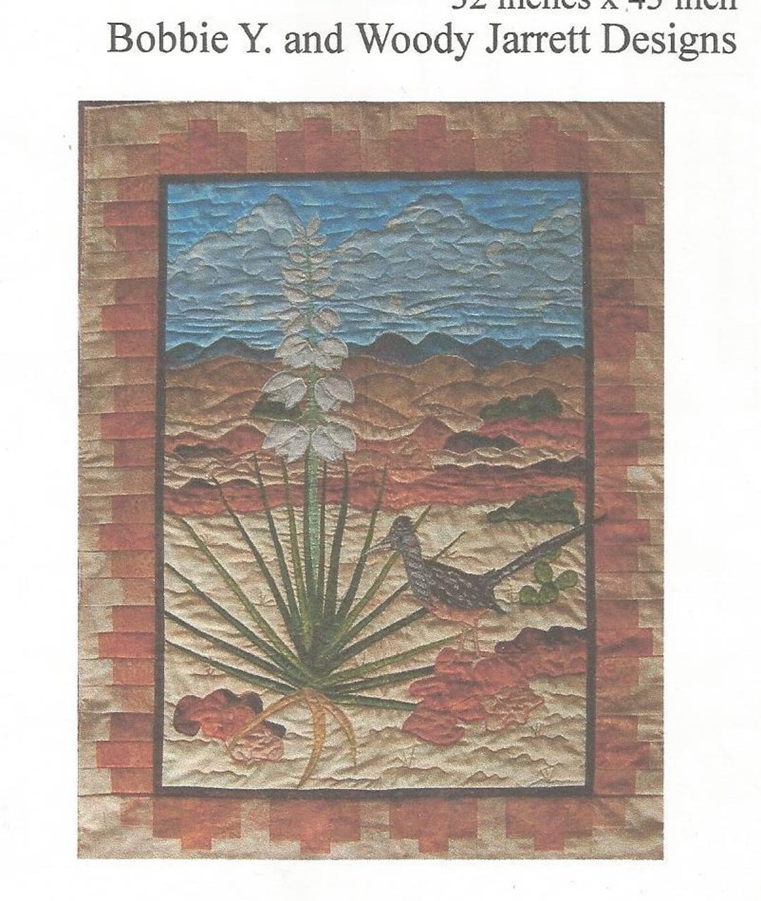 Quilt Pattern Desert Bloom Bobbie Y Jarrett Southwestern Design 32 X 43 ...