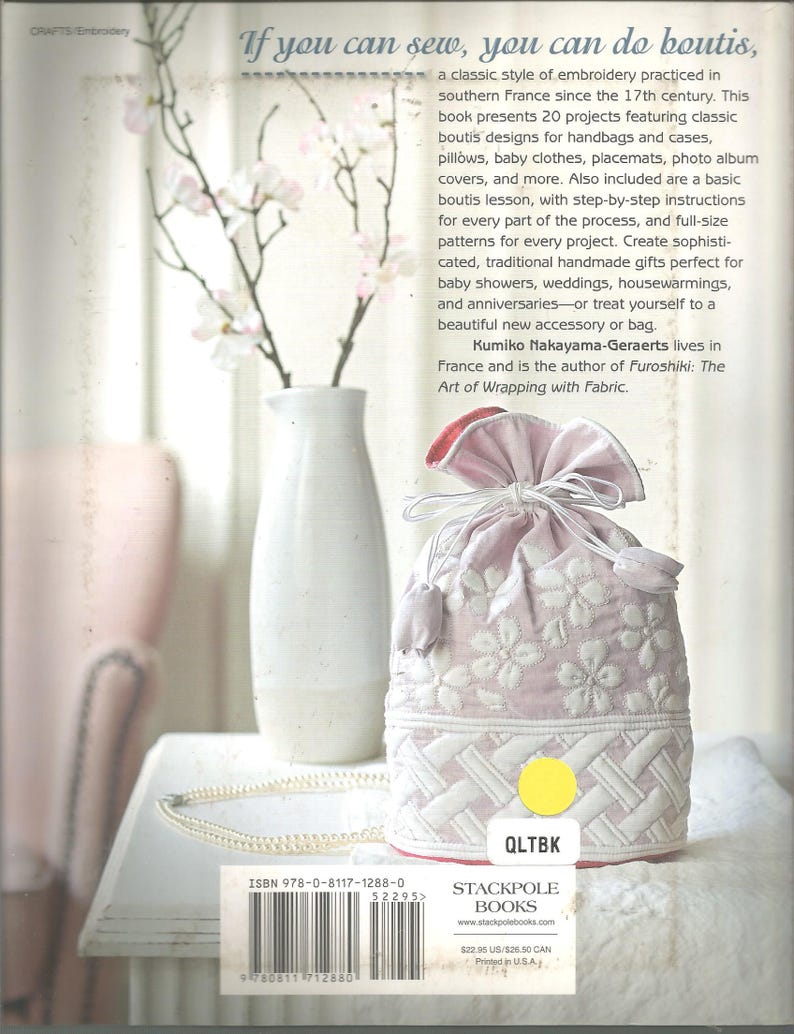 The Art of Boutis: 20 French Quilting Projects Kumiko Geraerts - Etsy