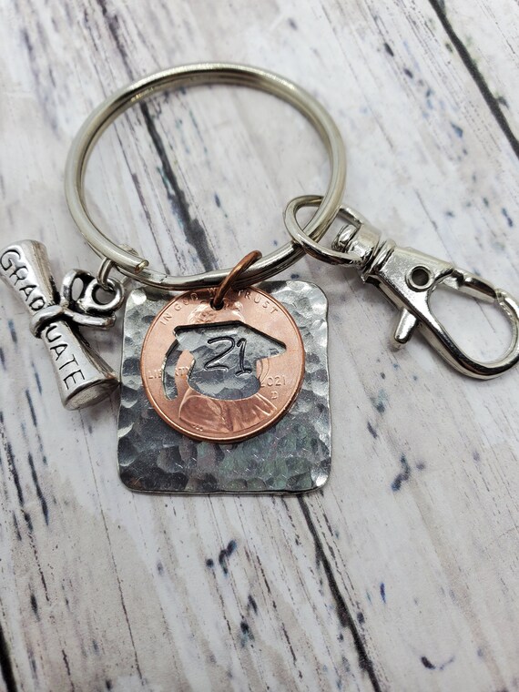 Graduation Key Chain Graduate Senior College High School - Etsy India