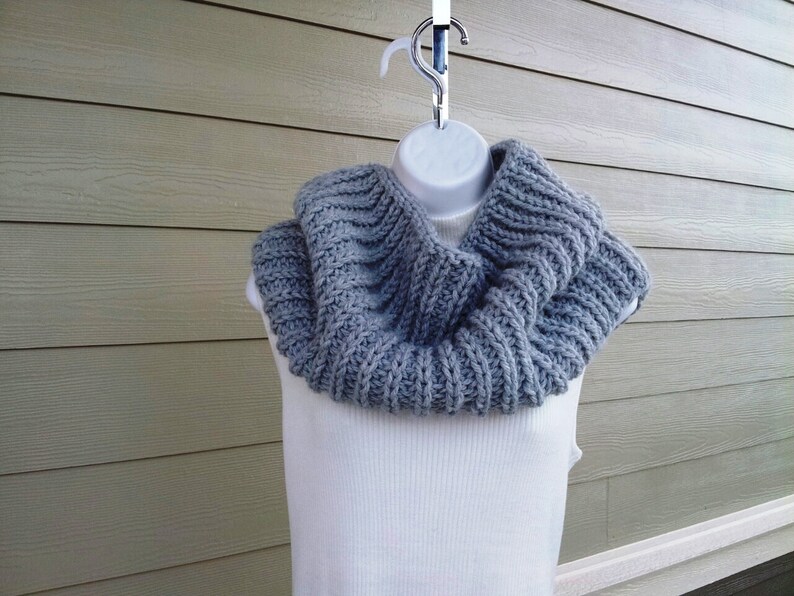Reversible Shaker Cowl PDF KNITTING PATTERN Beginner Level - Etsy