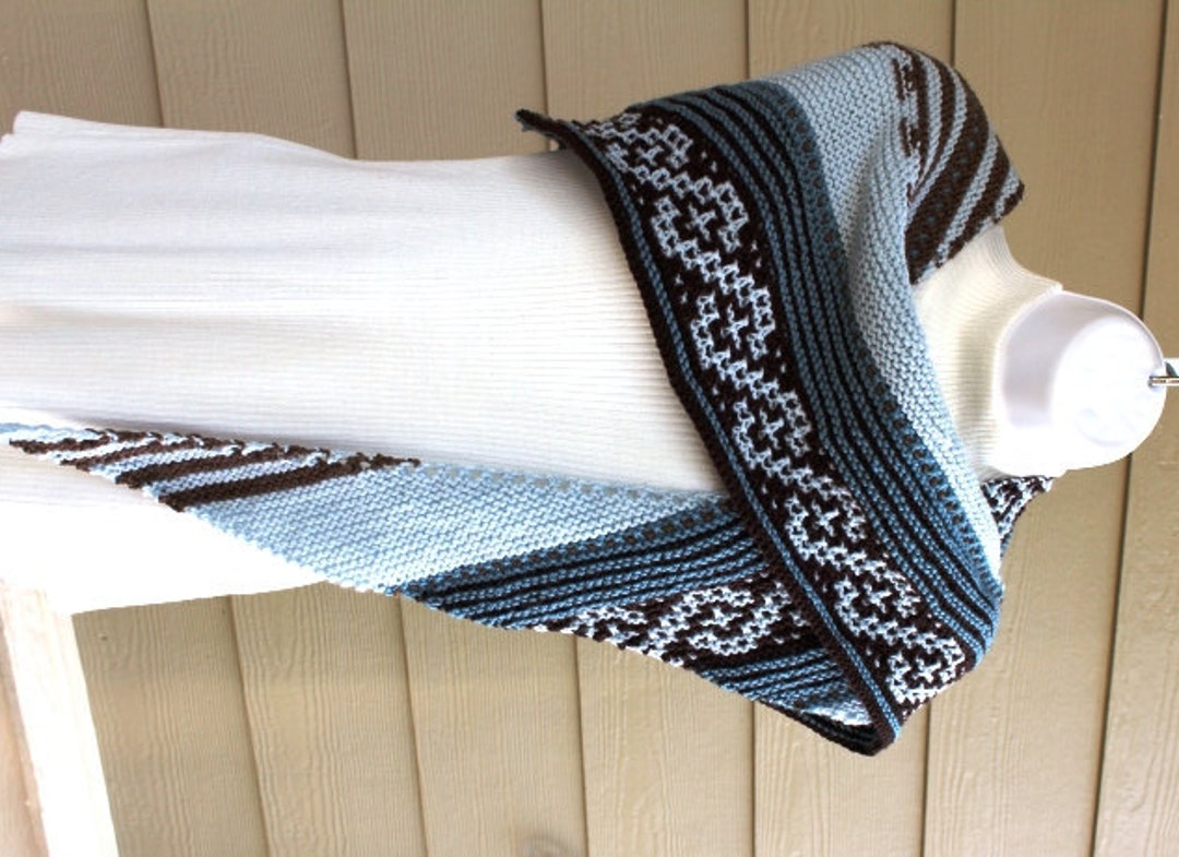 Painted Desert Shawl PDF Knitting Pattern. Hand Knit - Etsy