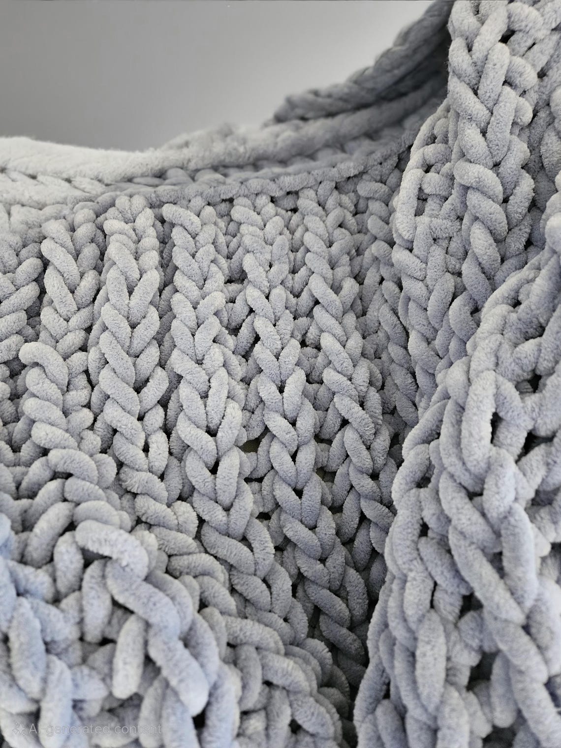 Jumbo Knit Chenille Blanket Knitting Pattern: 4 Sizes (PDF Pattern) - Etsy