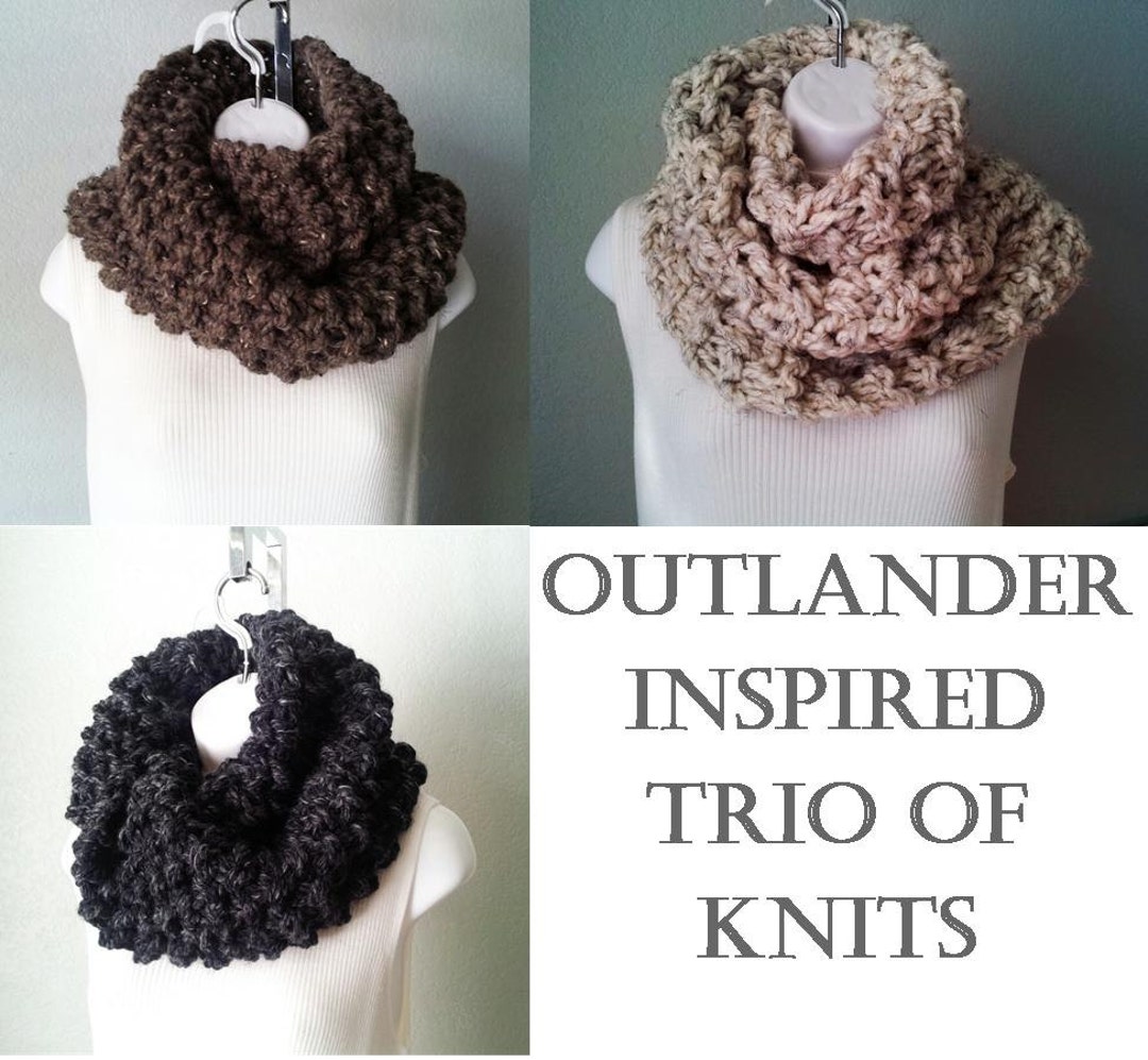 Trio of Outlander Inspired Knits PDF Knitting Pattern Download ...