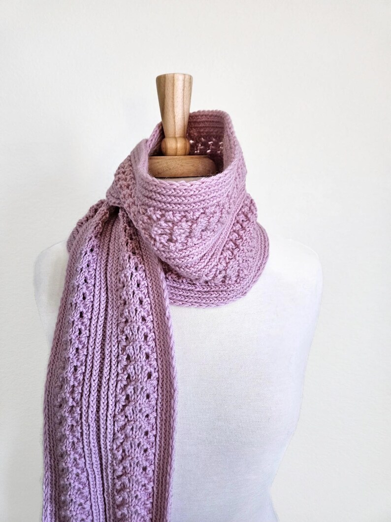 Keyhole Scarf "rip Tide" Knitting Pattern, Moderate Level, Old Shale ...