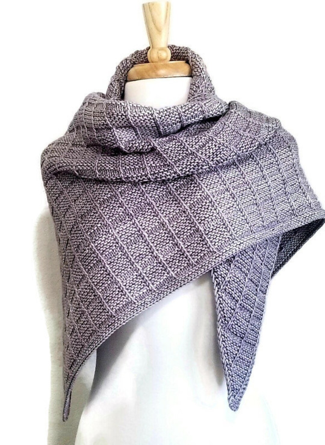 Shawl Knitting Pattern and Video Tutorial - Etsy