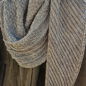 Oversized Shawl Knitting Pattern, Oversized Wrap, Moderate Difficulty ...