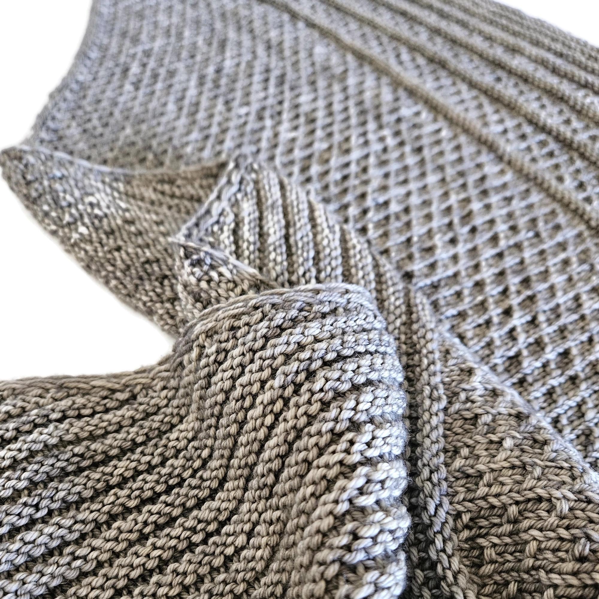Oversized Shawl Knitting Pattern, Oversized Wrap, Moderate Difficulty ...