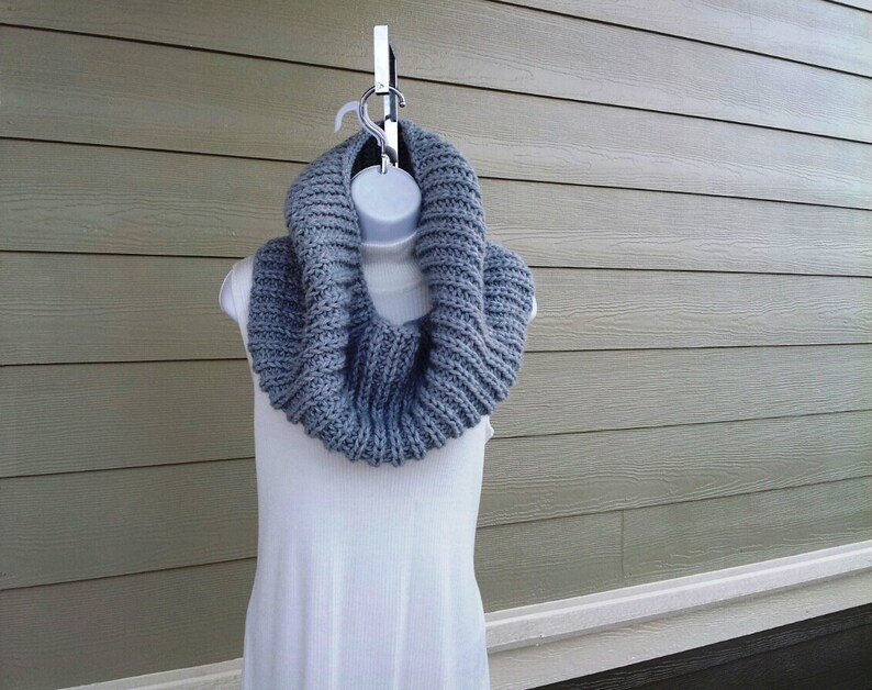 Reversible Shaker Cowl PDF KNITTING PATTERN Beginner Level - Etsy