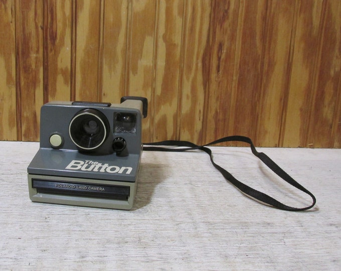Vintage Polaroid 'the Button' Land Camera SX-70 Film - Etsy