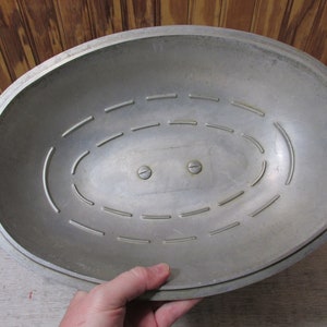 Vintage Aluminum Household Institute Oval Roaster- Roasting Pan - Etsy